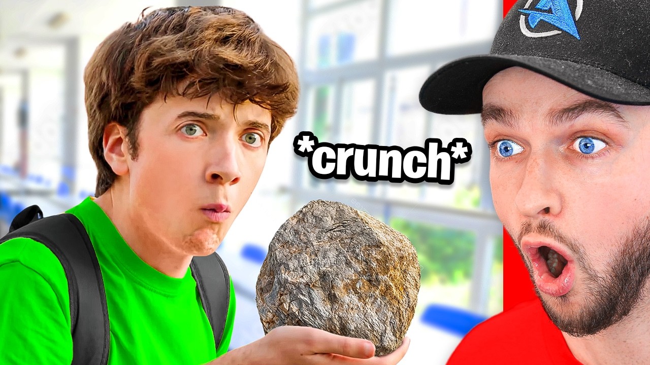 Kid Eats ROCKS For Lunch! (TRUE STORY)