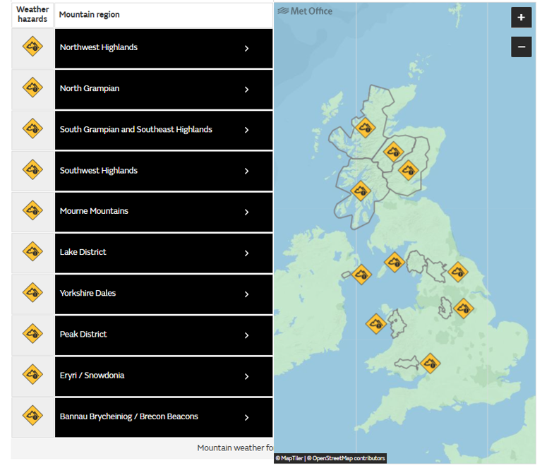 Understanding the Met Office Mountain Forecast: Your guide to staying safe