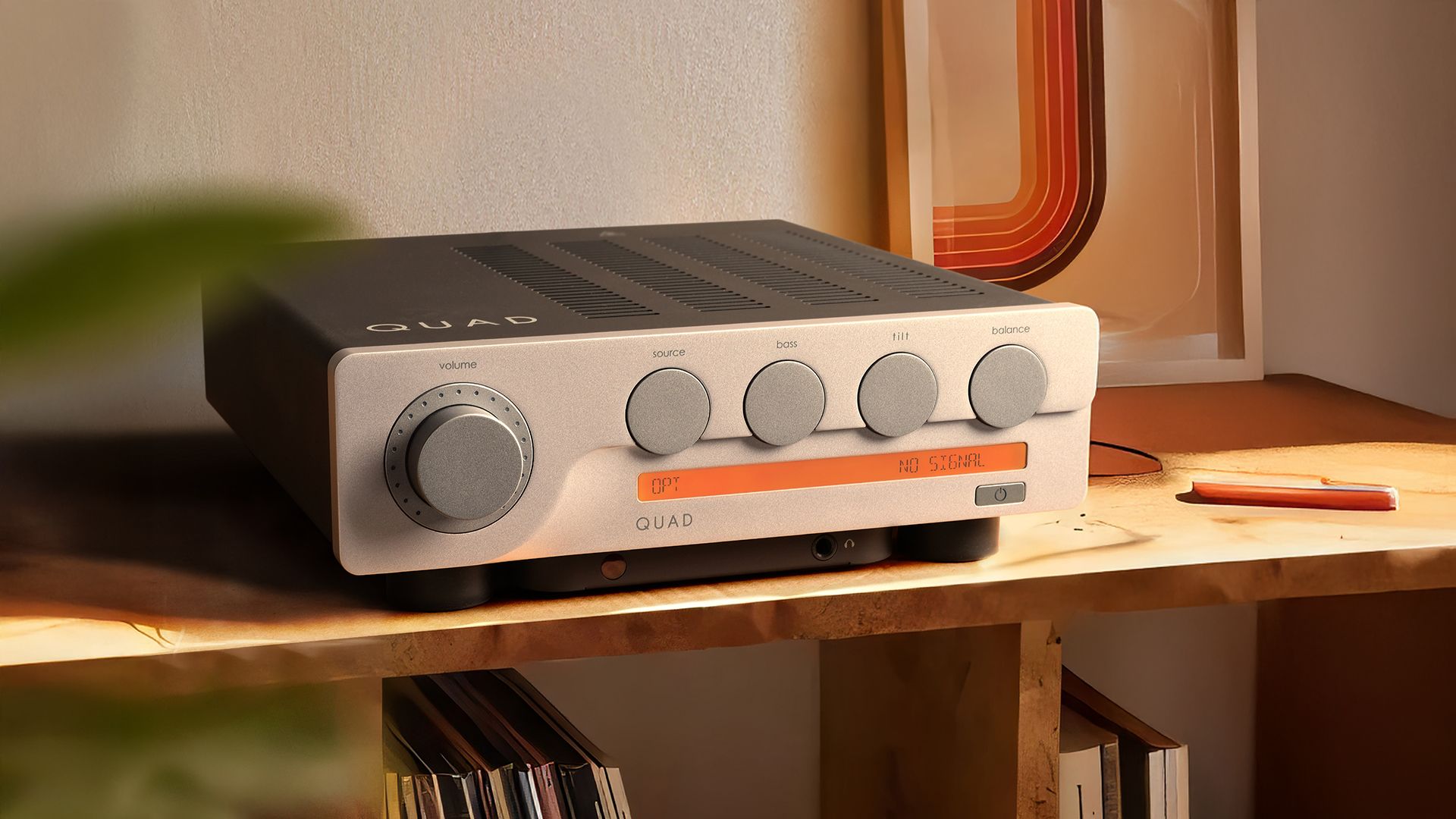 Quad's beautiful amp looks like it's straight out of a 70s sci-fi movie