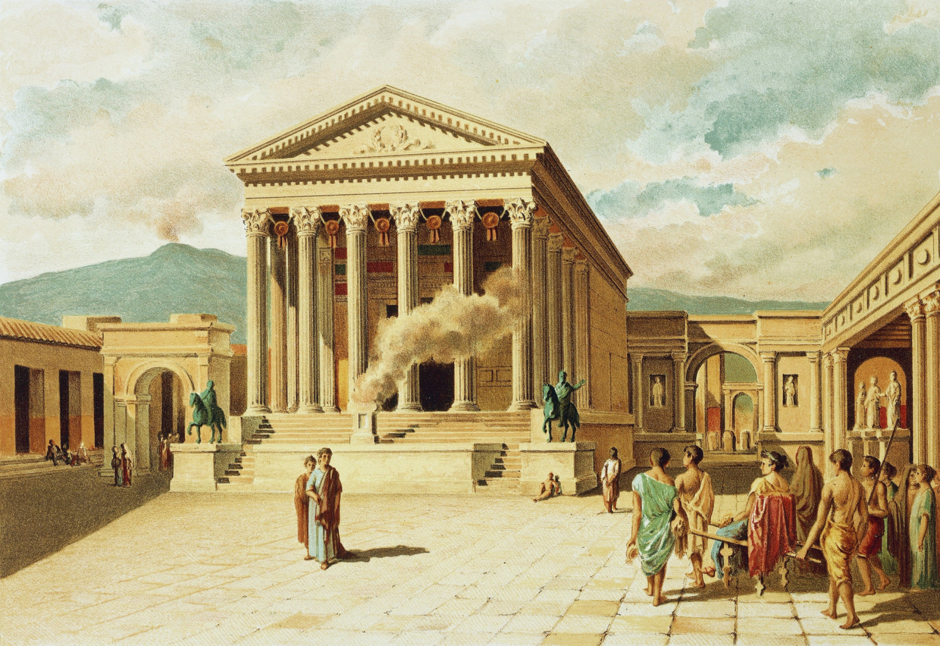 Why did ancient Rome’s buildings fall to ruin?