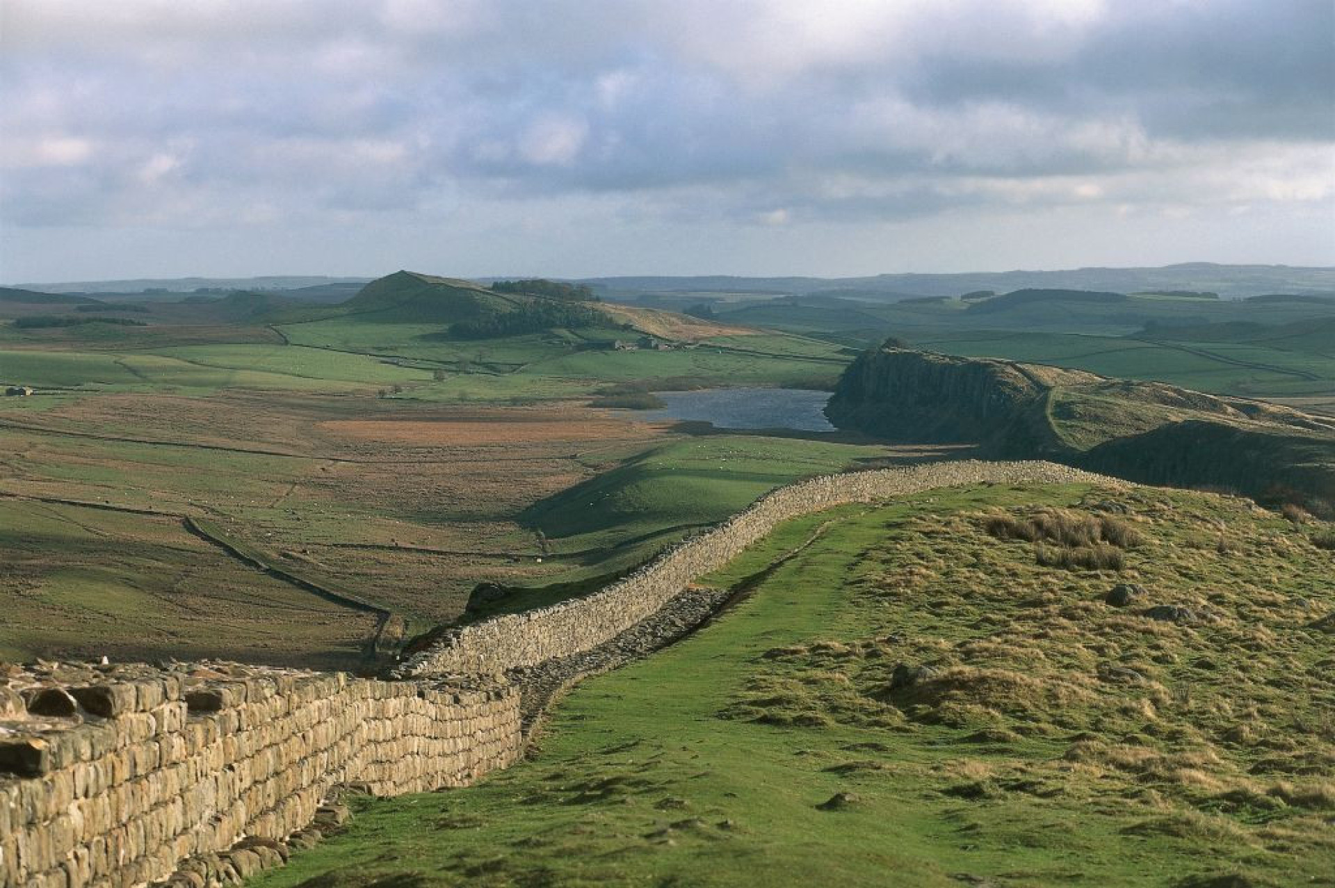 Why did Roman Emperor Hadrian build a wall?