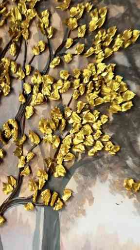 When I’m Afraid to Paint I Hold Back, Here I Let Everything Branch Out