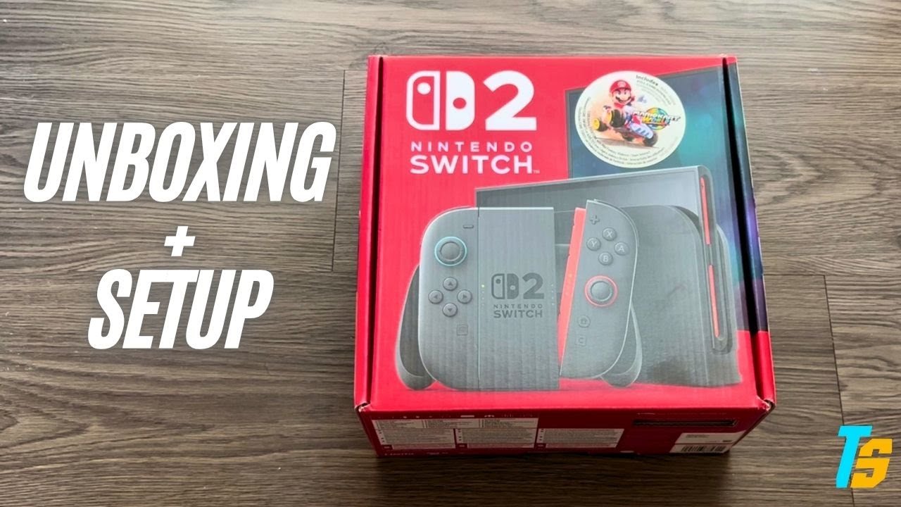 Nintendo Switch 2 Full Unboxing, Setup, and Mario Kart World Gameplay