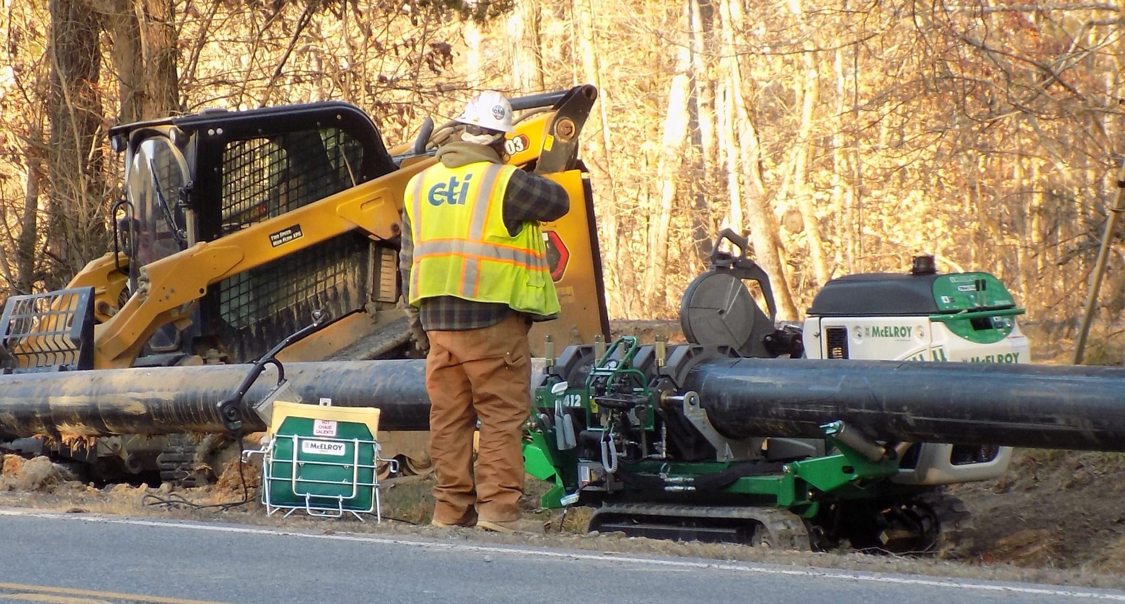 Gathering data during the wet season for new waste disposal facility in ...