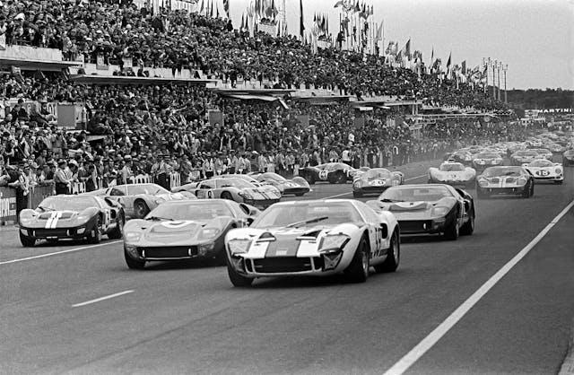 It’s 1966 all over again as Le Mans Ford GT40s take to the track at ...