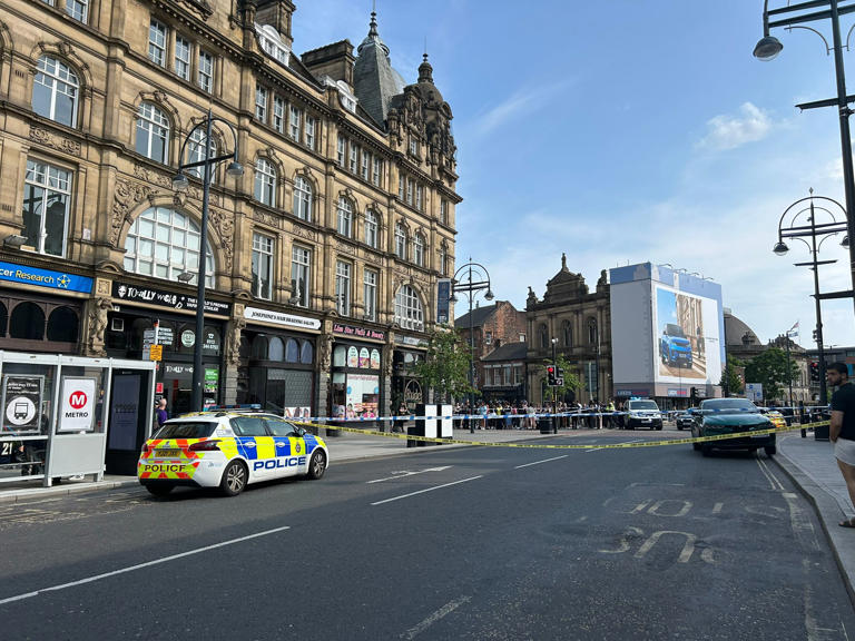 Vicar Lane: Elderly woman dies in hospital after being hit by double ...