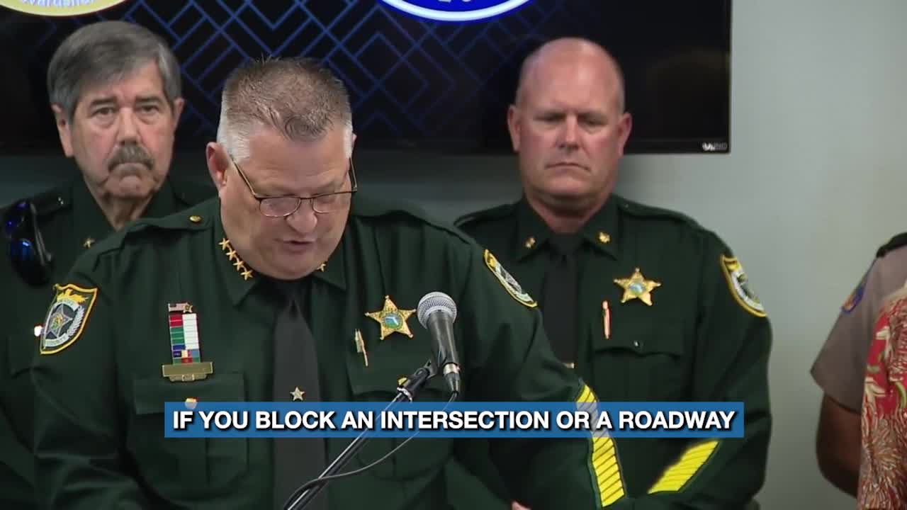 Florida Sheriff Warns Violent Protesters Could End Up Graveyard Dead