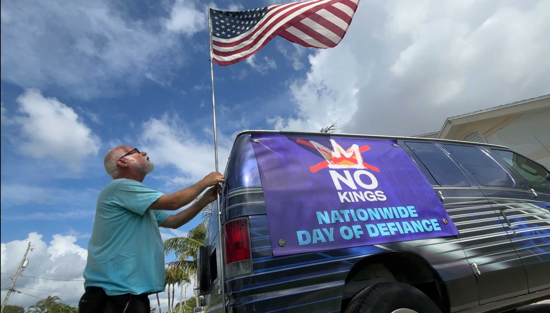 'No Kings Day' protests near Donald Trump's Mar-a-Lago