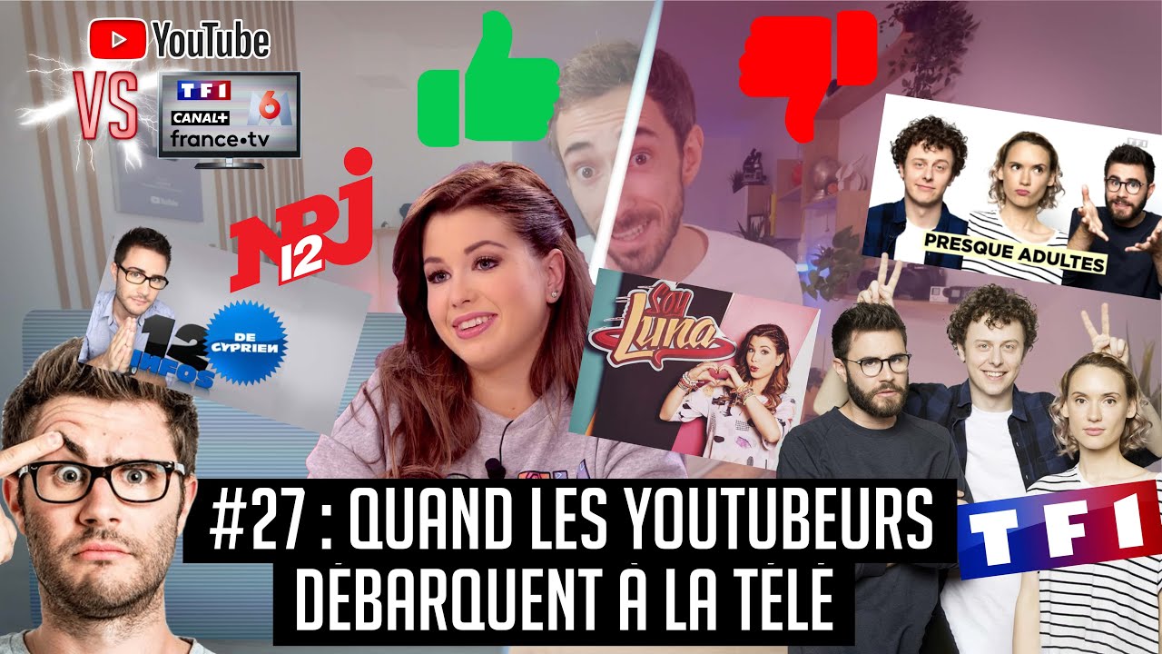YouTube VS la télé: Quand les Youtubeurs débarquent à la télé