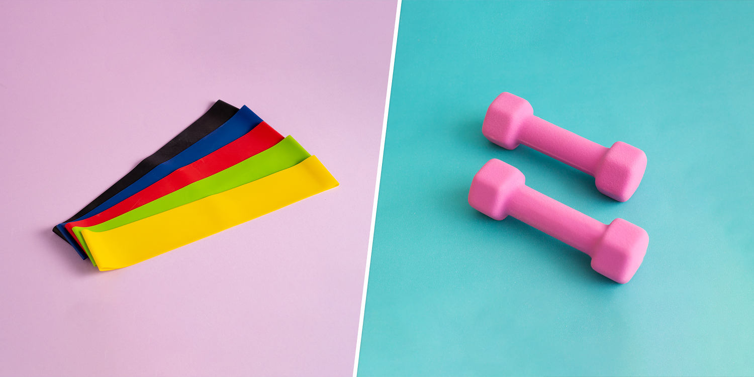 Resistance Bands Vs. Dumbbells: Which Will Help You Build Muscle the ...