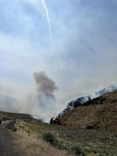 Ferry Fire in Sherman, Gilliam counties now 65% contained
