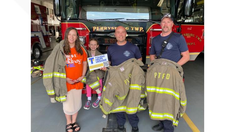 Perrysburg Twp. Fire Dept. donates gear to support Ukrainian first ...