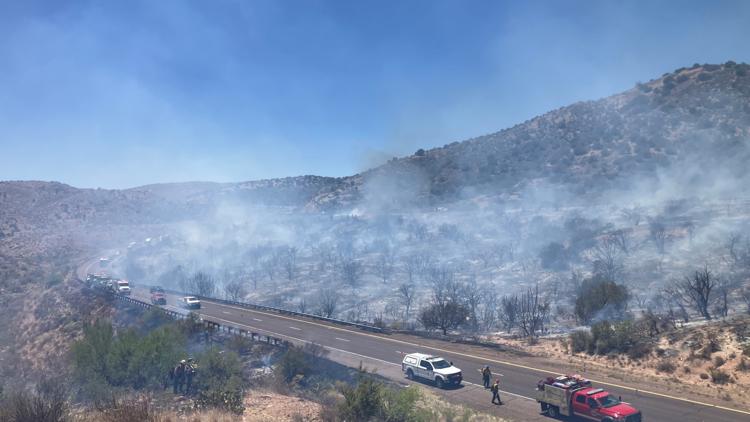 Brush fire restricts access to State Route 87 south of Payson