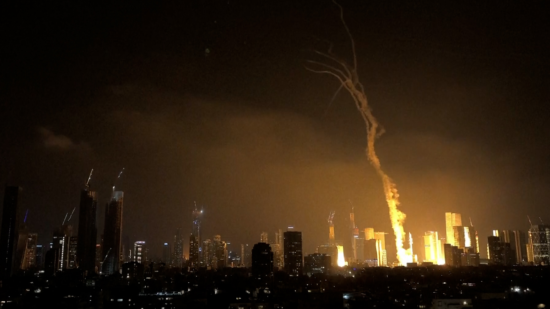 Iran Launches Missiles At Israel In Retaliatory Strike