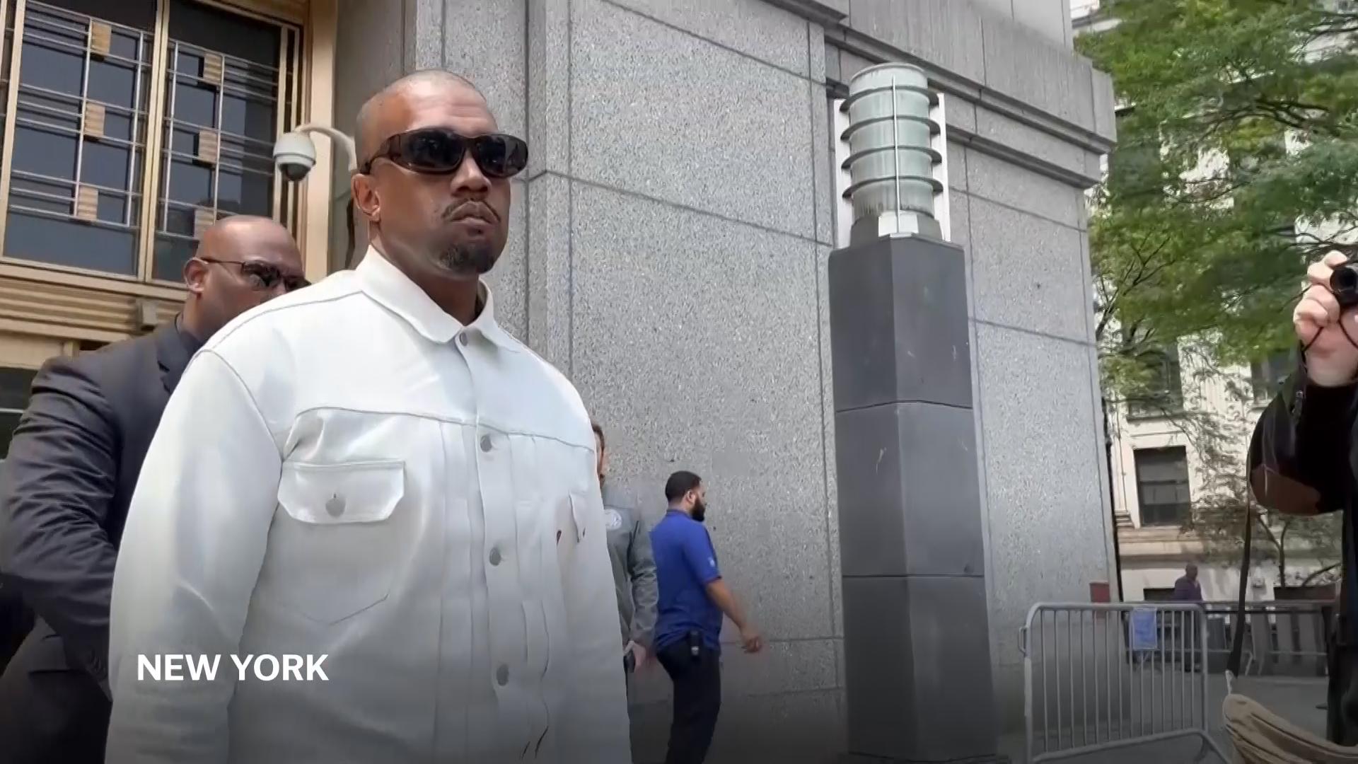 Rapper Ye, formerly known as Kanye West, watches some of Sean 'Diddy ...