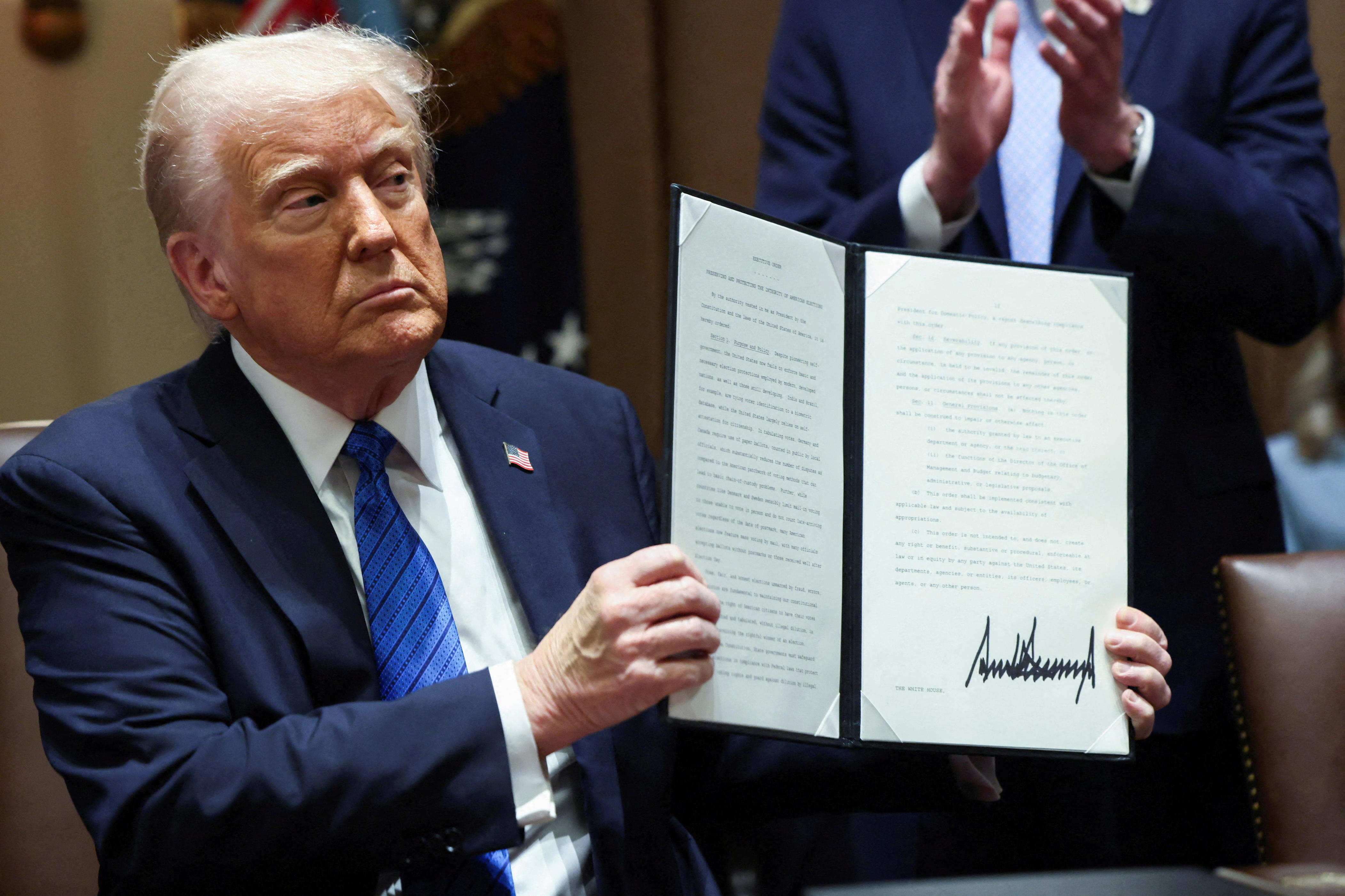 Senate keeps provision curbing judge's orders in Donald Trump's budget bill