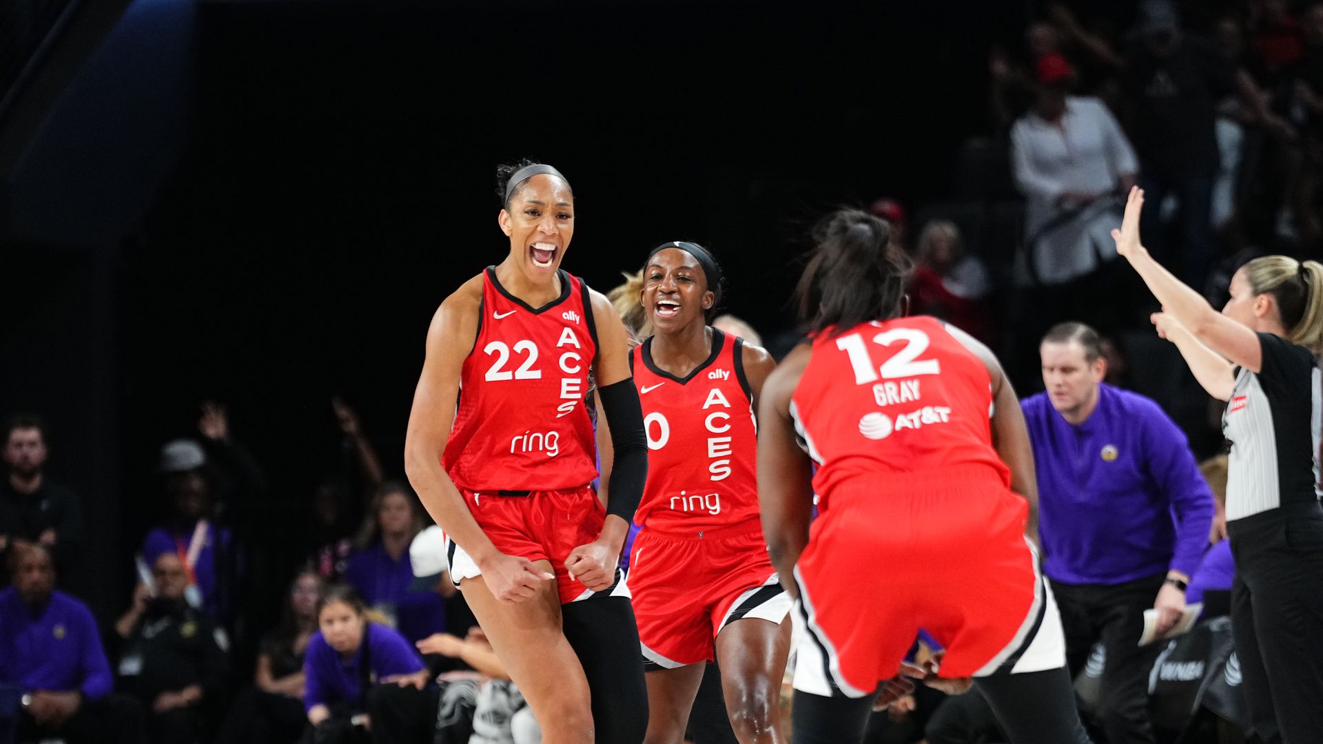 Aces star to miss Wings game after suffering a head injury