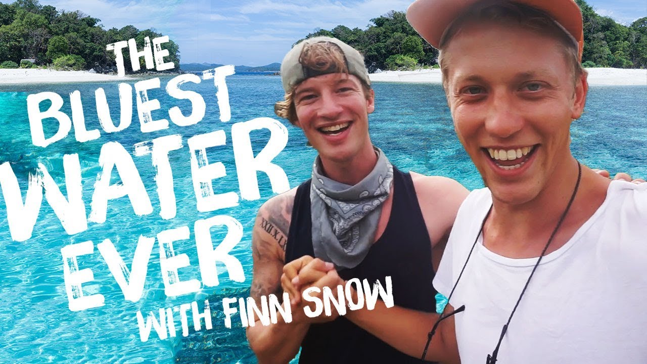 FINDING THE BLUEST WATER IN THE PHILIPPINES with FINN SNOW (Linapacan ...