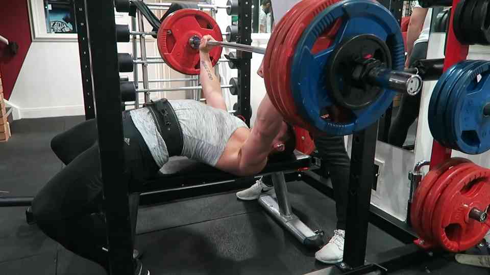Bench Press PR! The Race to a 4 Plate Bench Press