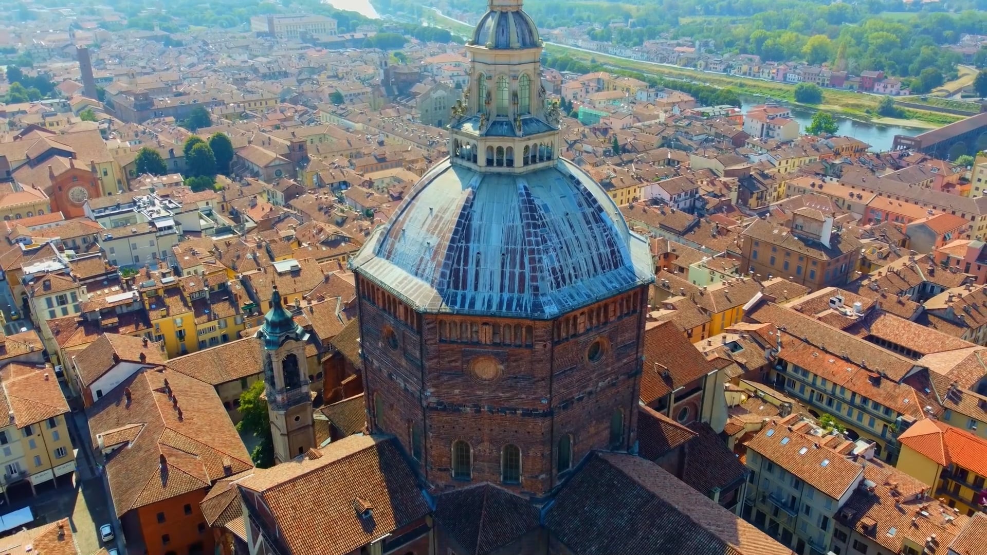Pavia, Lombardy: Drone Views of Italy's Timeless Architecture