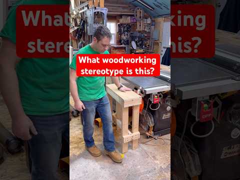 Woodworking stereotype played out in real life #woodworking #workshop #diy