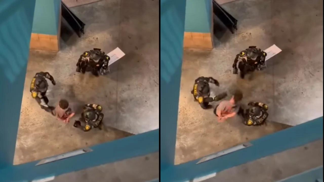 ICE Agent Assaults Restrained Activist During Immigration Protests in ...