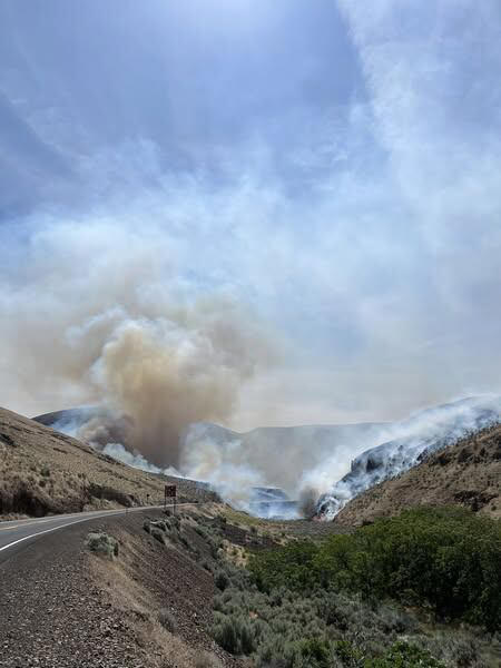 Ferry Fire in Sherman, Gilliam counties now 65% contained