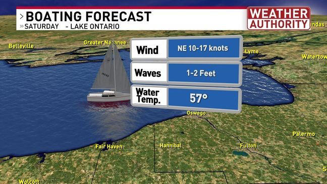 Different weather from place to place over Upstate and Central New York ...
