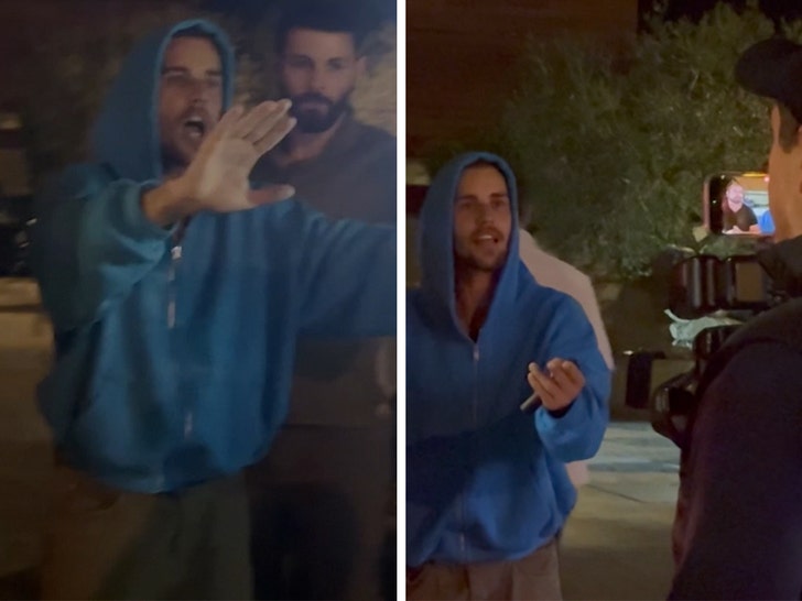 Justin Bieber Clashes With Paparazzi in Heated Confrontation Outside ...