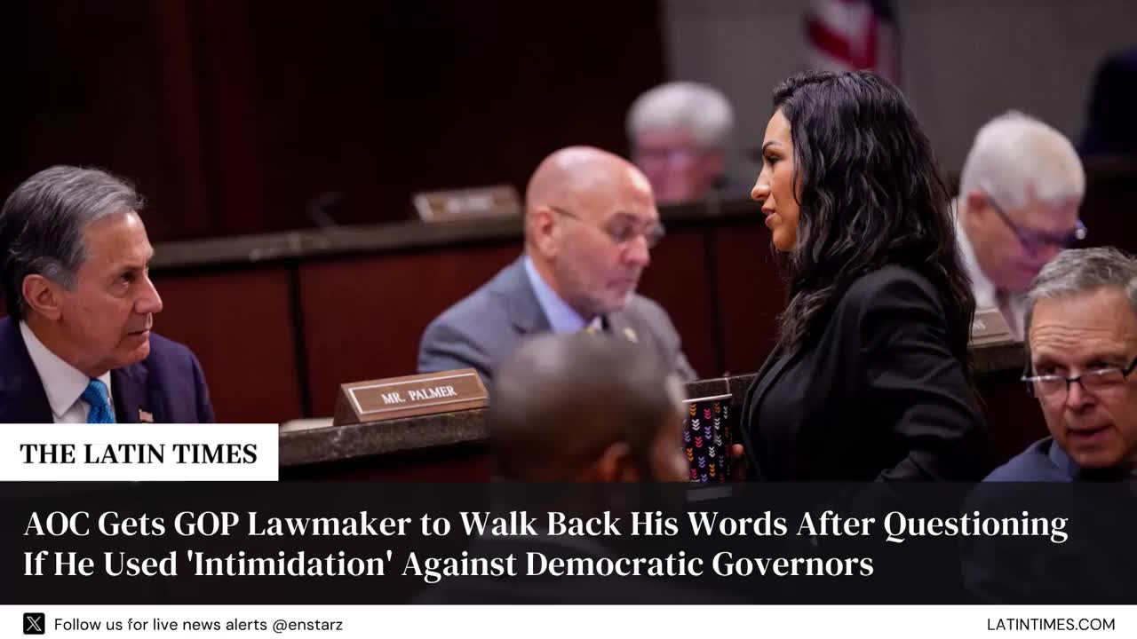 AOC Gets GOP Lawmaker to Walk Back His Words After Questioning If He ...
