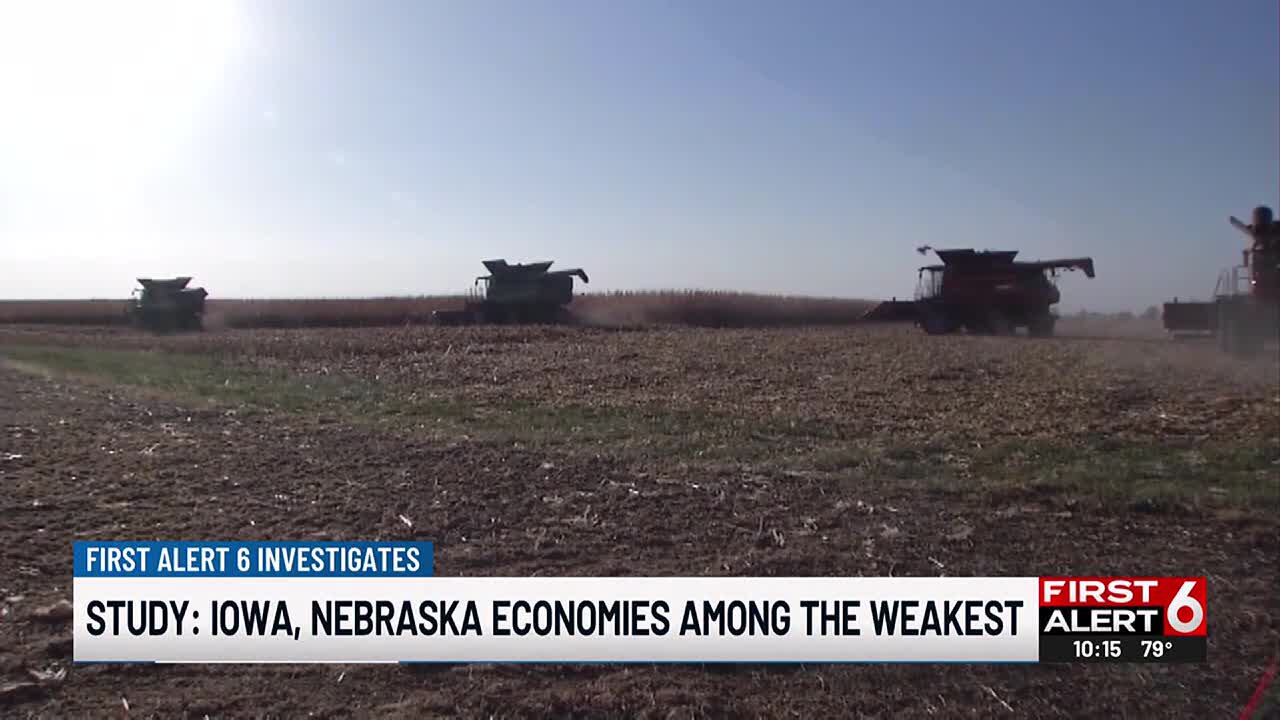 Report ranks Iowa’s economy worst in country, Nebraska close behind
