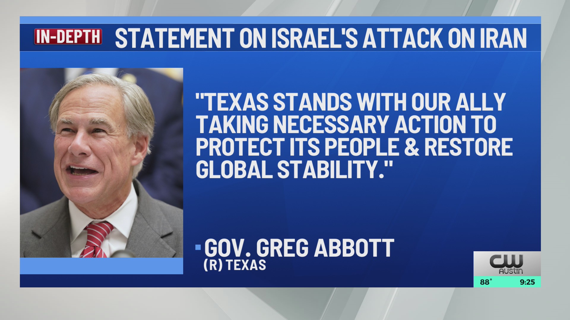 Texas politicians react to Israel’s attack on Iran