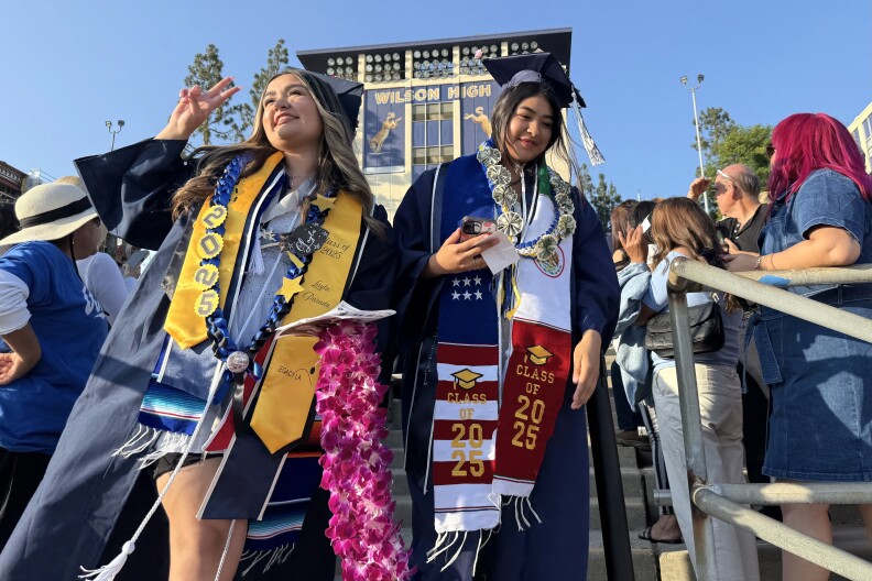 Los Angeles high school graduates celebrate their immigrant roots as ...