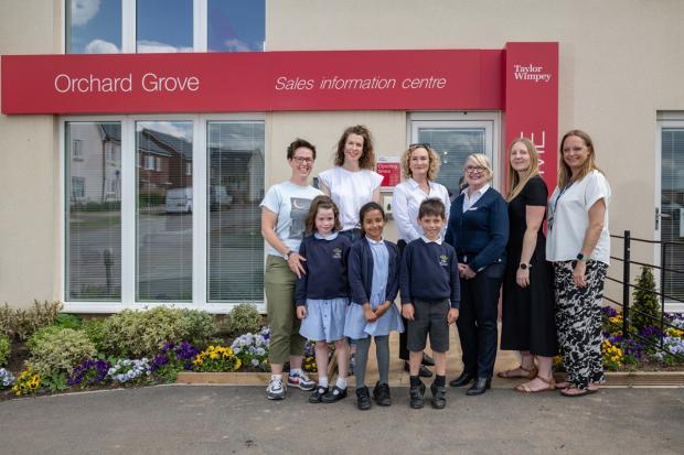 Taunton primary pupils design new road signs for housing development