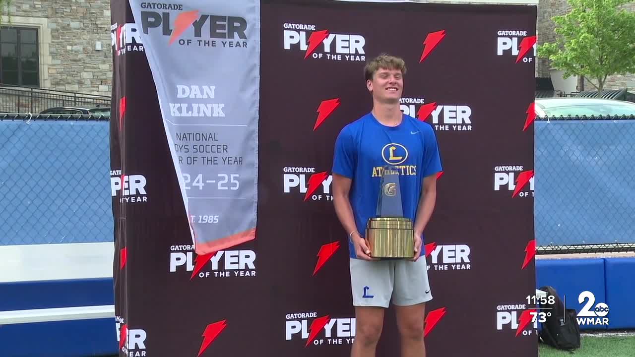 Dan Klink named Gatorade National Boys Soccer Player of the Year
