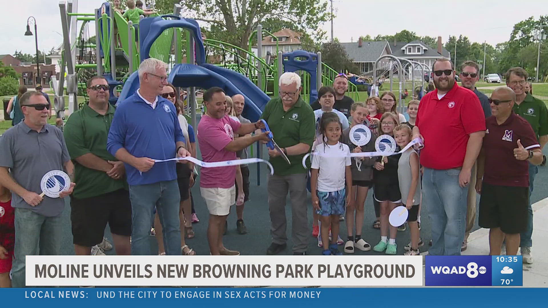 Moline unveils new Browning Park playground