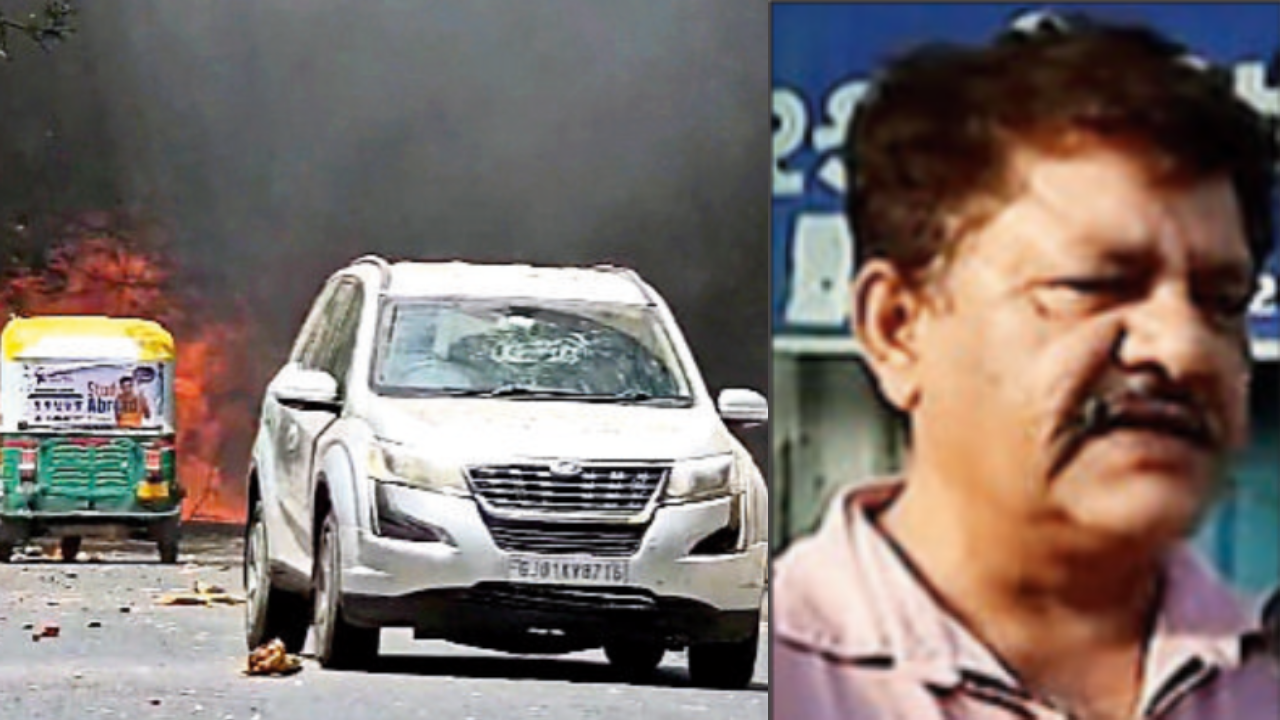 ‘Debris landed on my car’: Man takes U-turn to escape death by seconds ...