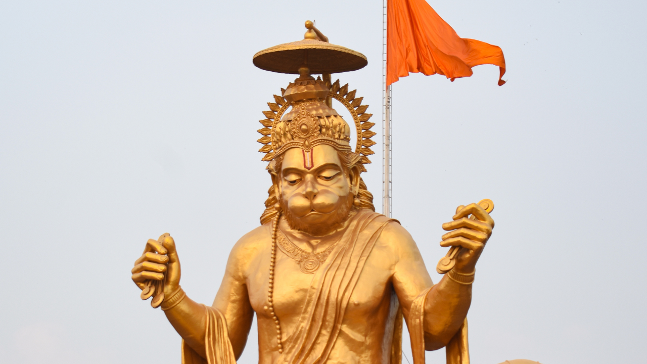 Where is the birthplace of Lord Hanuman, and where does he live now?