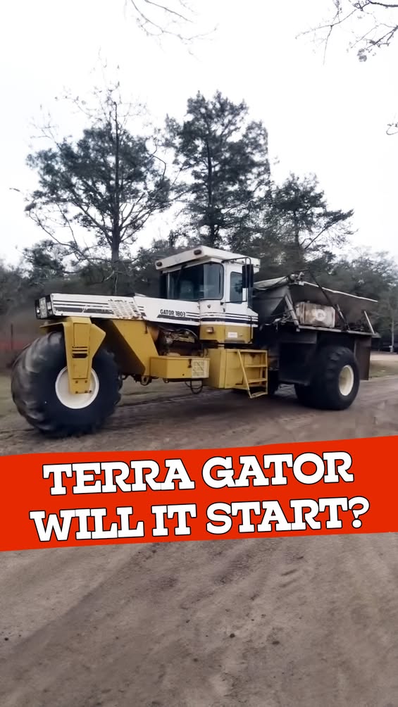 Will It Start? Terra Gator Sitting on Farm