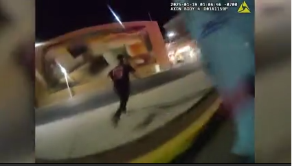 VIDEO: Man hits APD cruiser fleeing DWI stop