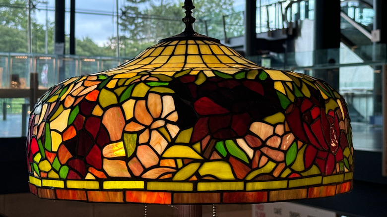 Transform A Vintage Glass Lampshade Into A Beautiful & Unique Hanging ...