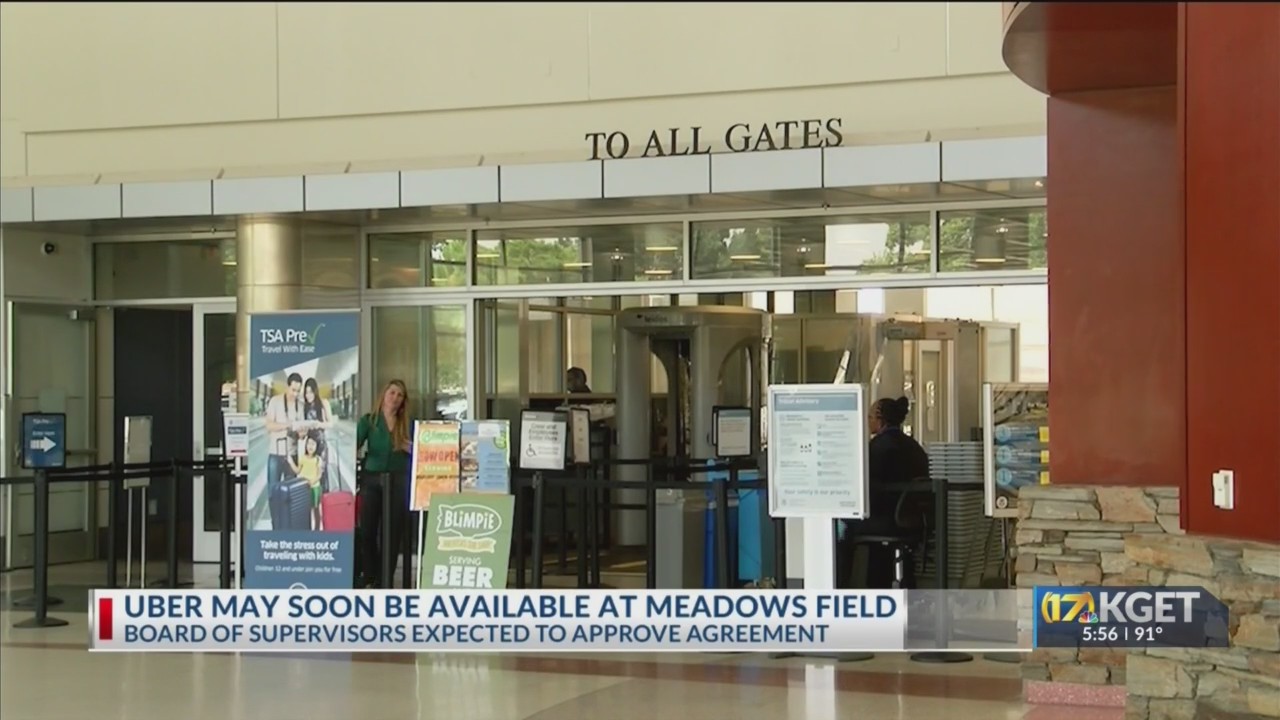 Uber may soon be available at Meadows Field