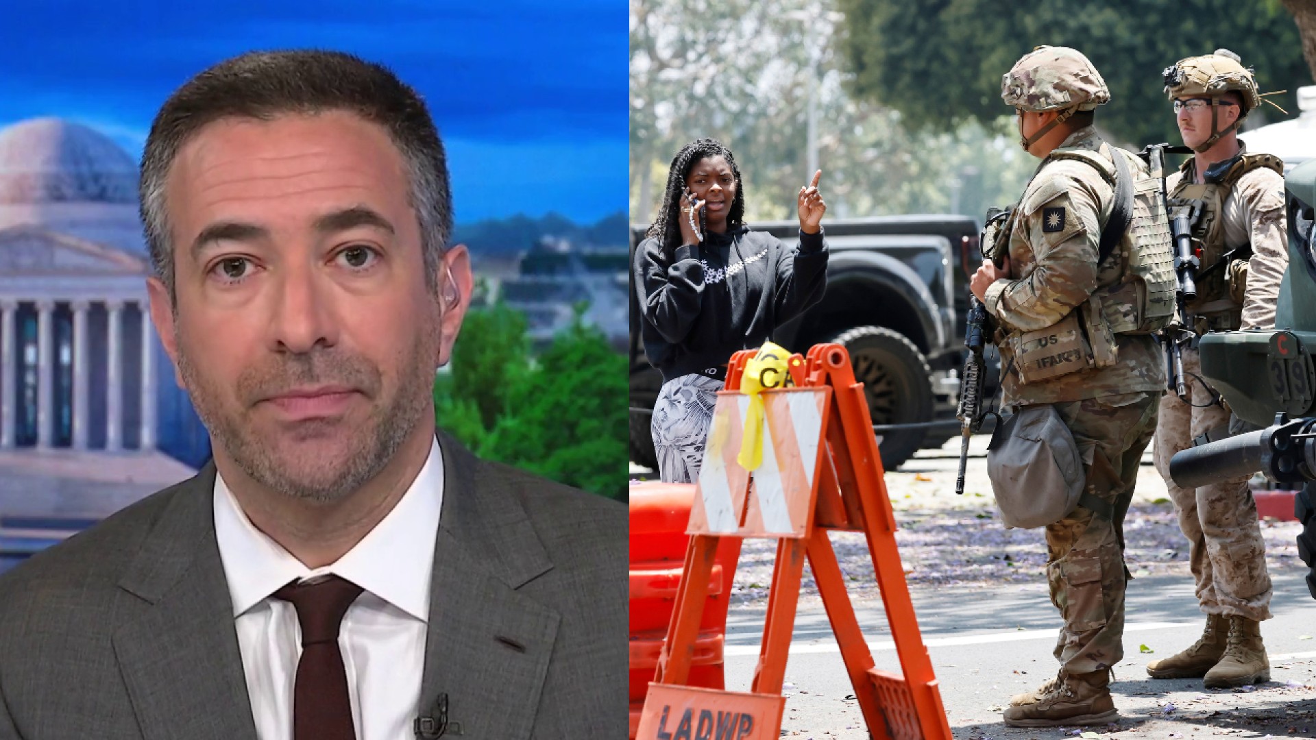 Ari Melber hammers Trump’s crackdown week - U.S. senator cuffed, Dem ...