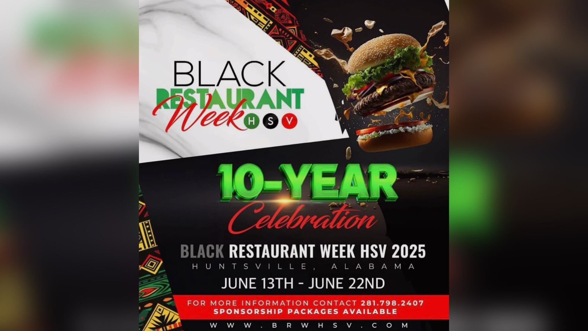 Huntsville celebrates 10th Annual Black Restaurant Week to support ...