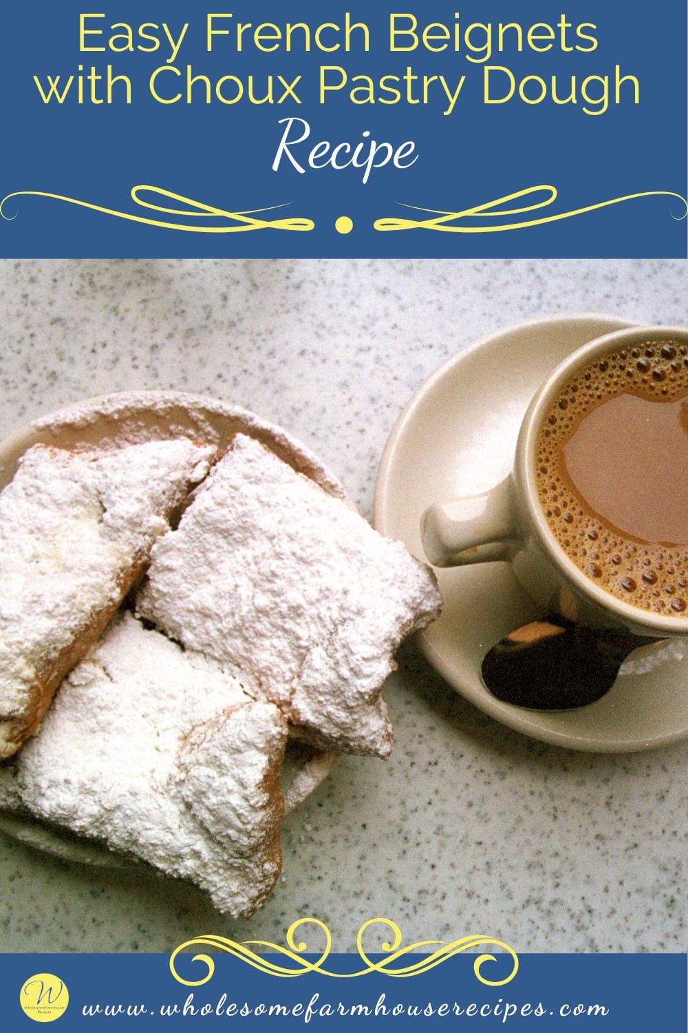 Easy French beignets with choux pastry dough recipe