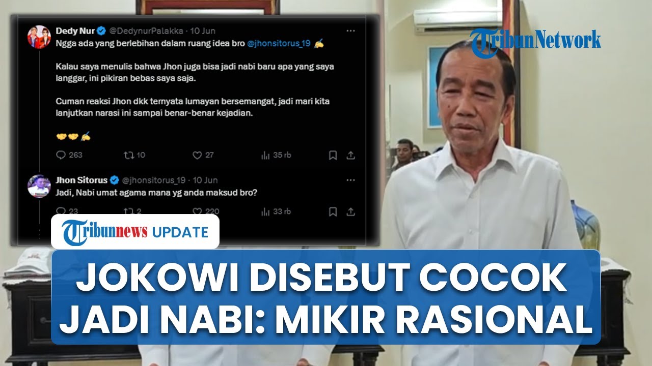 Pesan Jokowi kepada Kader PSI yang Menyebutnya Penuhi Kriteria Jadi Nabi: Mikir yang Rasional Aja
