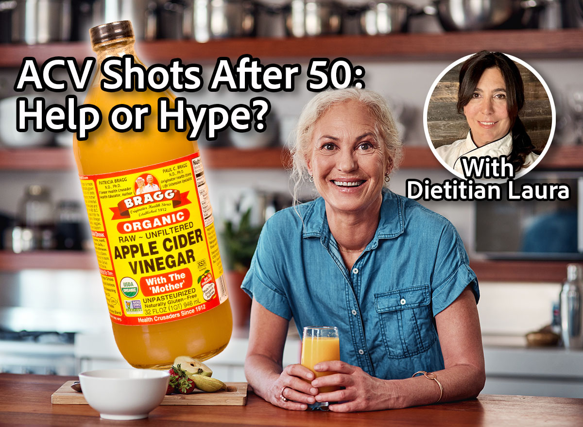I'm a Dietitian: Do ACV Shots Really Melt Fat After 50?