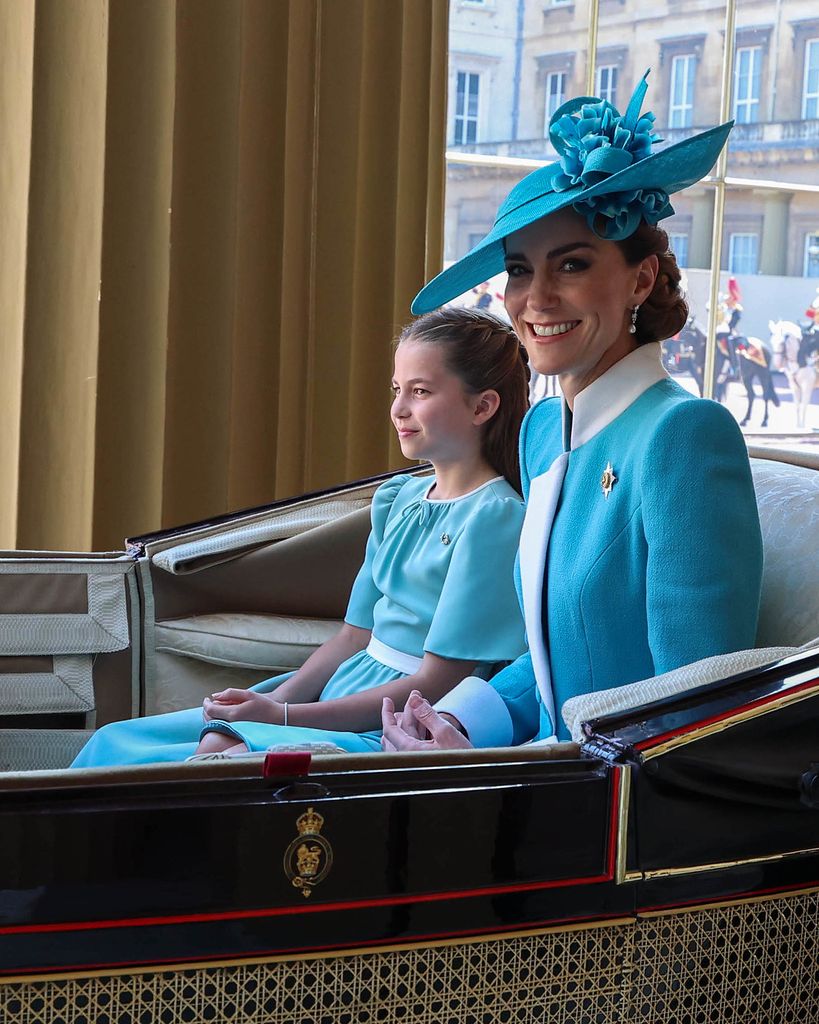 Radiant Princess Kate joins King Charles and royal family at Trooping ...