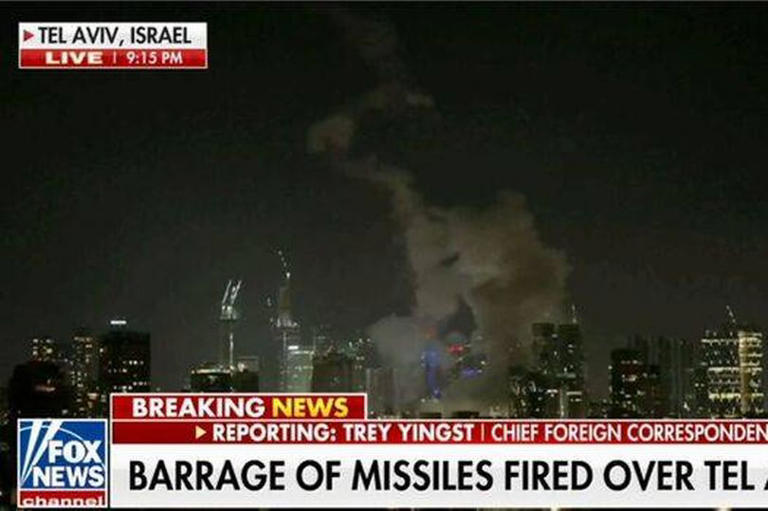 Fox News star forced to flee for his life during Tel Aviv report as ...
