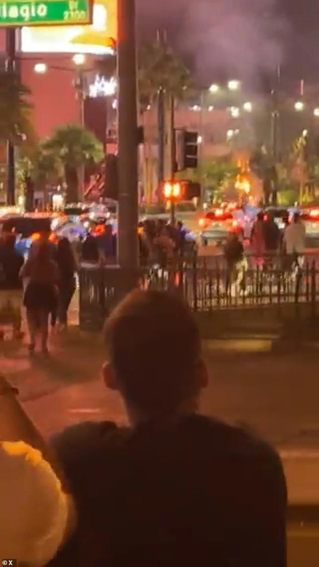 'Explosion' on Las Vegas strip after car 'flees scene': 'It sounded ...